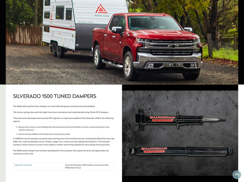 silverado 1500 tuned dampers | East Coast Customs